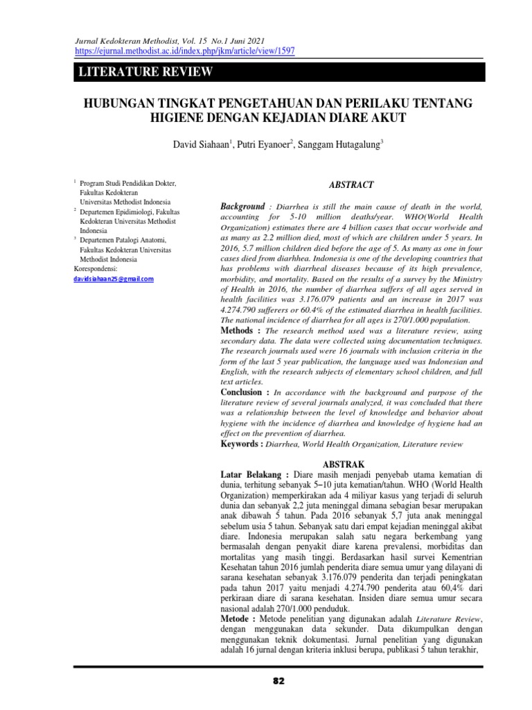 11.artikel JKM Vol. 15 No. 1 Juni 2022 David82 94 | PDF | Epidemiology | Public Sphere