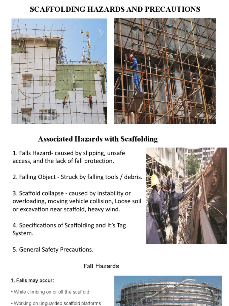 Scaffolding Safety | PDF | Scaffolding | Manufactured Goods