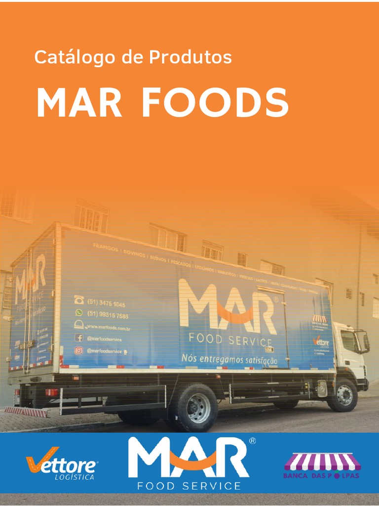 CATALOGO MAR FOODS - Agosto 2022 | PDF | Queijo | Laranja (fruta)