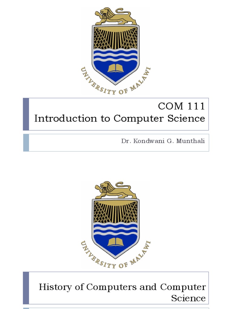 Com 111 | PDF | Computer Memory | Programming