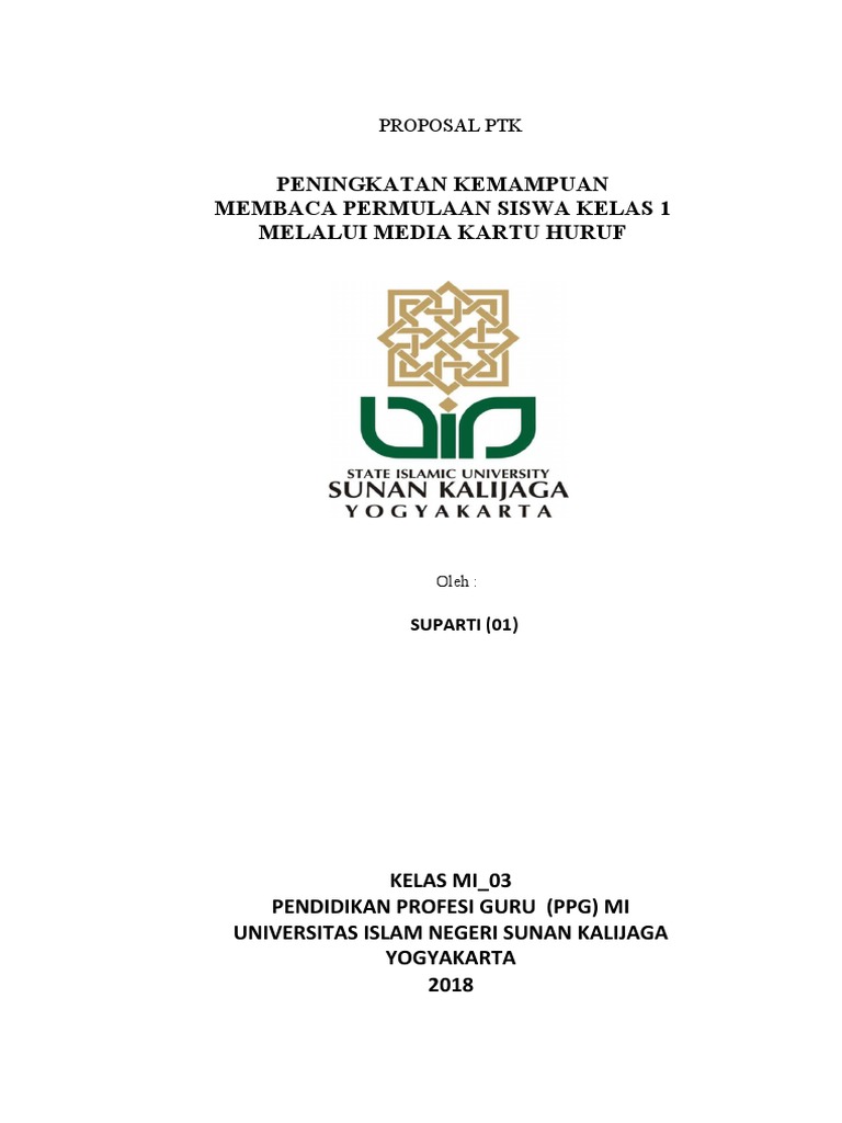 1.suparti Proposal PTK | PDF