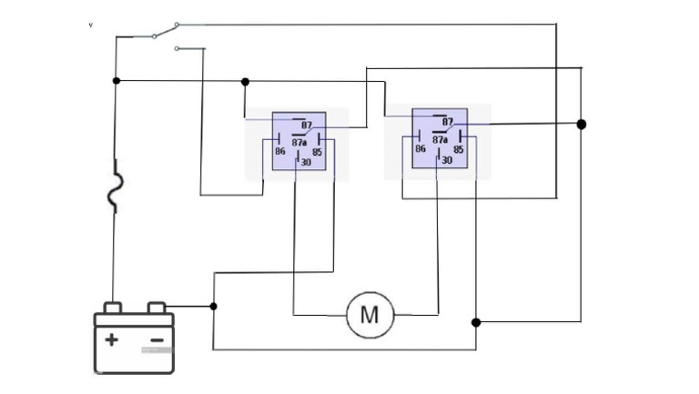 Diagrama Electrico Inversor de Giro | PDF