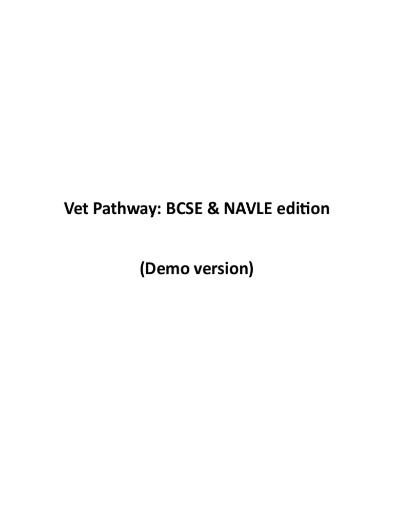 Vet Pathway Demo Version | PDF | Virus | Infection