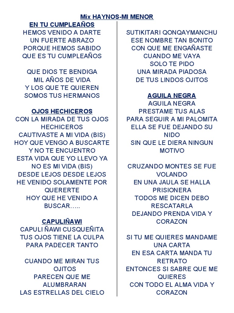 Mix Haynos | PDF | Poesía