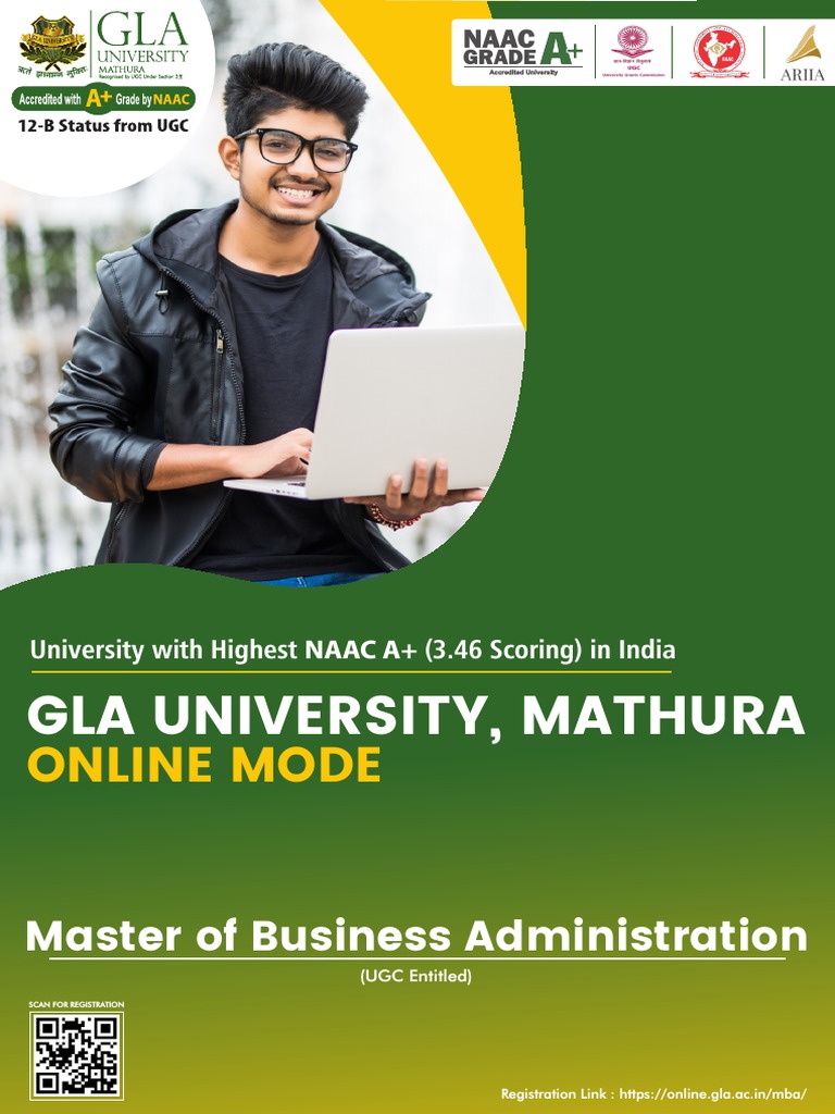Brochure Gla Online Mba Course | PDF | Mentorship | Recruitment