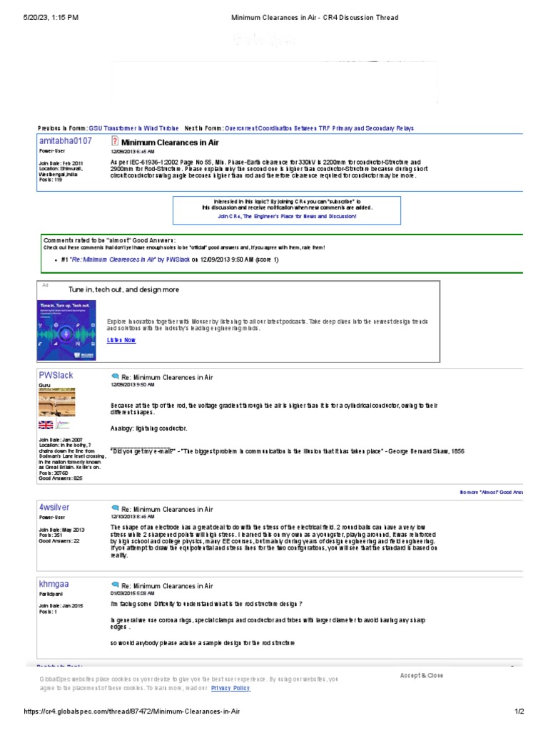 Rod Structure-Cond Structure - Discusssion Thread | PDF | Internet Forum | Electrical Engineering