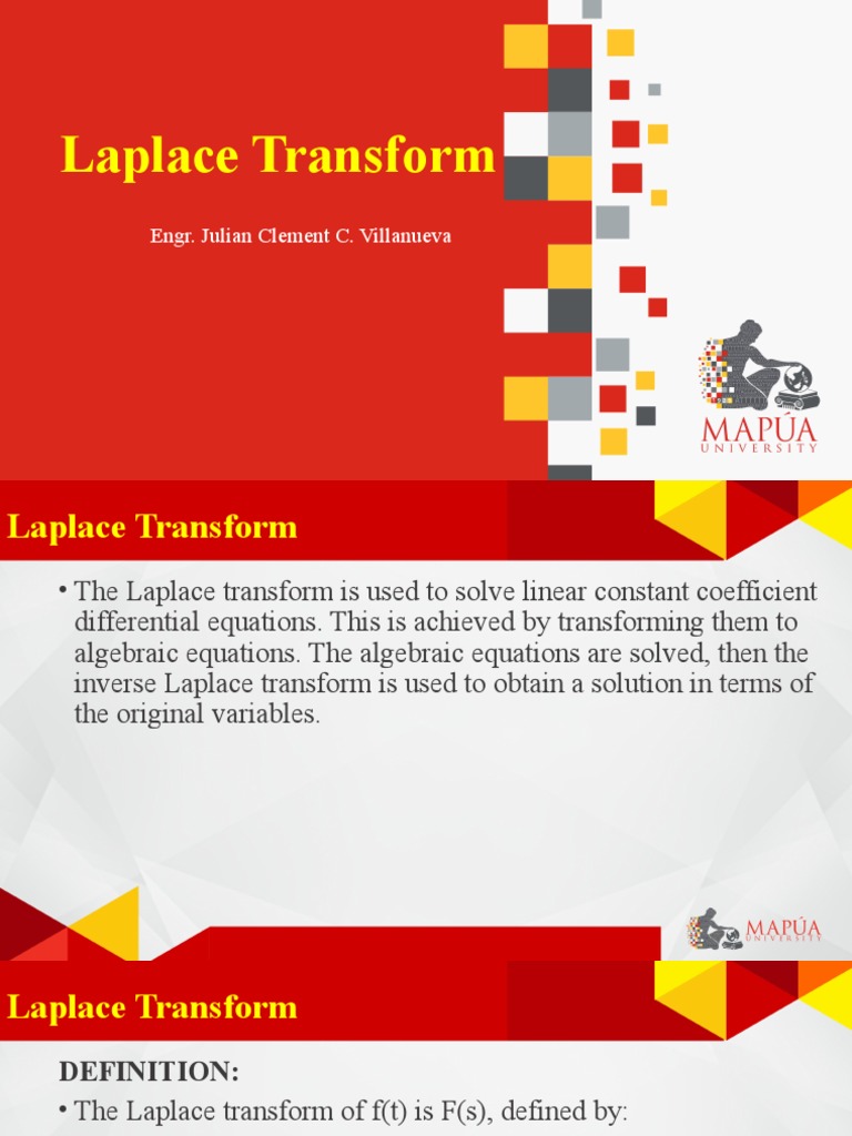 Laplace Transform v2 | PDF | Laplace Transform | Function (Mathematics)