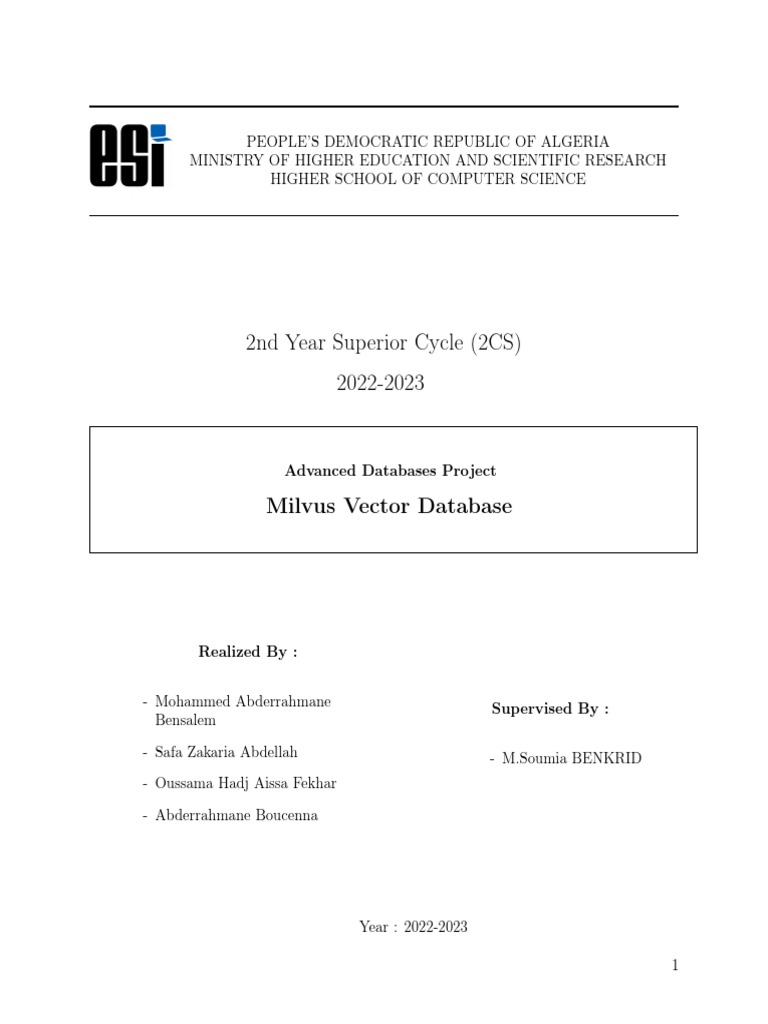 Milvus Overview | PDF | Databases | Machine Learning