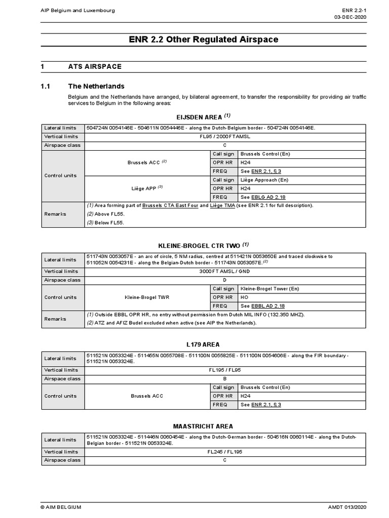EB ENR 2 2 en | PDF | Air Traffic Control | Aviation
