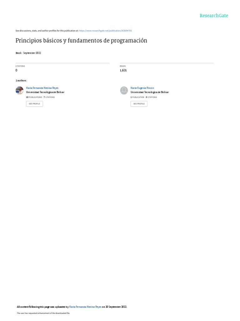 Principios Básicos y Fundamentos de Programación: September 2022 | PDF | Proposición | Python ...