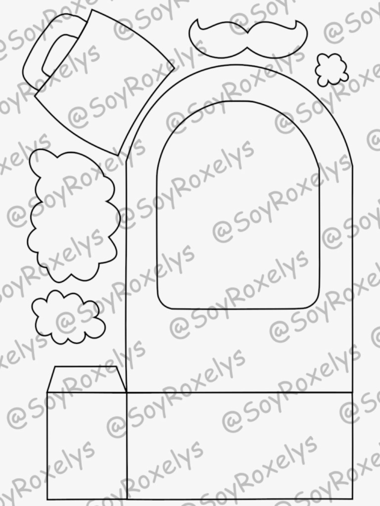 Moldes Para Realizar Cajita Dulcero Cerveza Para El Dia Del Padre Hbz Pdf