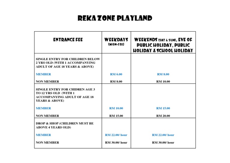 Entrance Fee | PDF