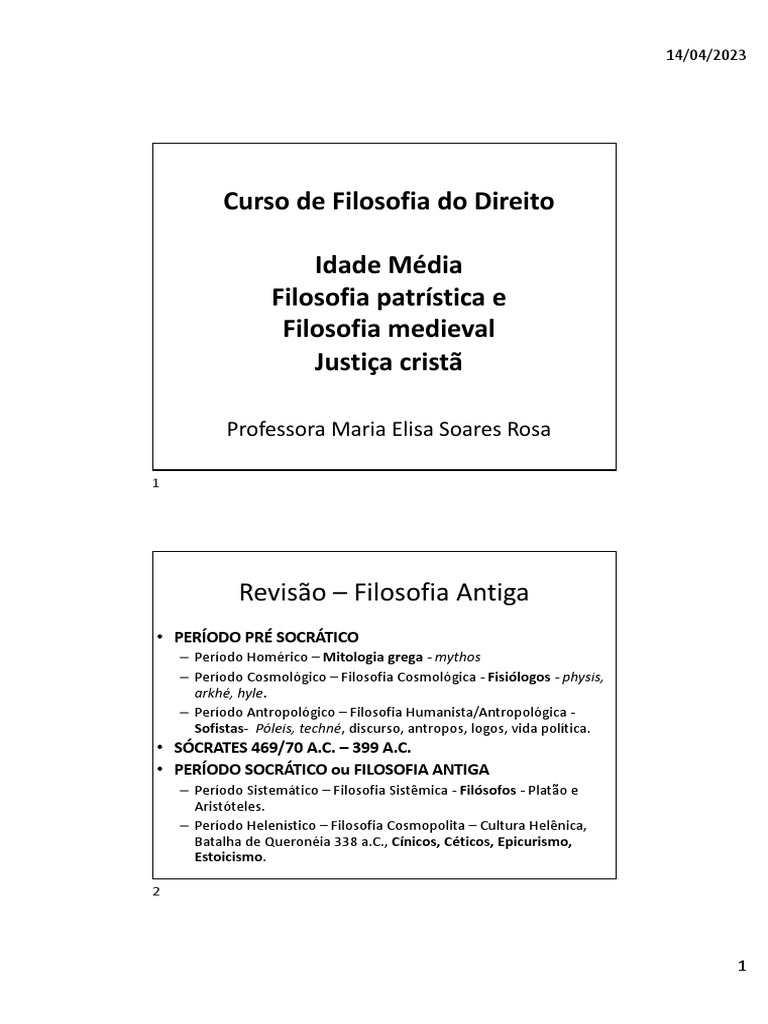 Idade Média, Filosofia Patristica e Medieval, Justiça Cristã | PDF ... Idade Média, Filosofia Patristica e Medieval, Justiça Cristã | PDF ...
