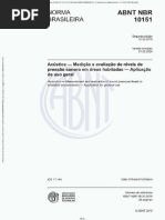 NBR-10152 - 2017 | PDF | Metrologia | Acústica
