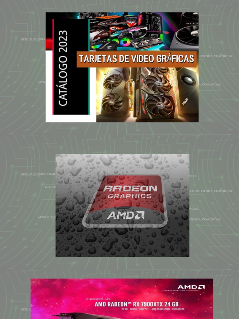 Catalogo Tarjetas de Video Graficas 2023-1 | PDF | Ibm Pc Compatibles | Personal Computers