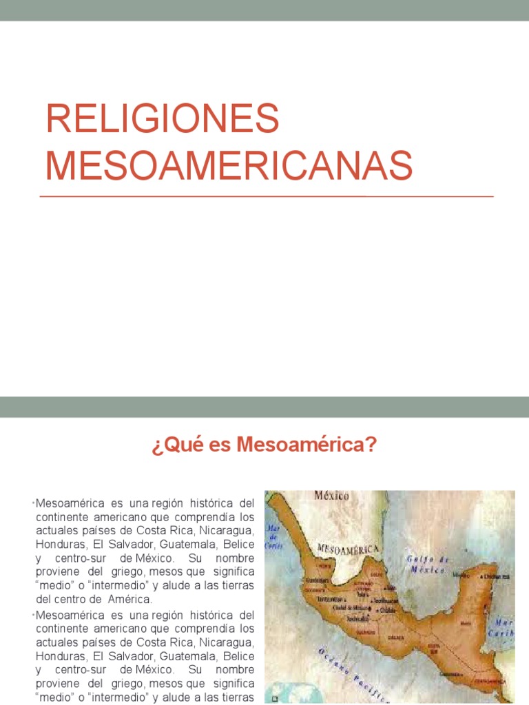 Religiones de Mesoamérica: Características | PDF | Historia