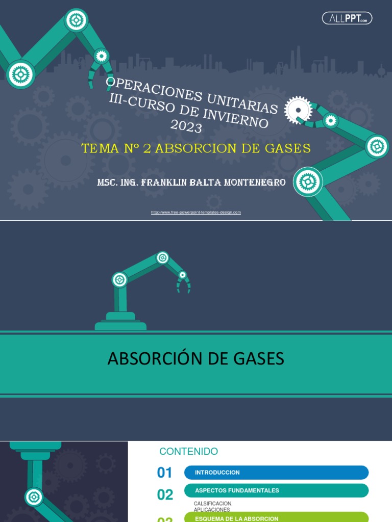 Absorcion de Gases | PDF | Absorción (Química) | Solubilidad