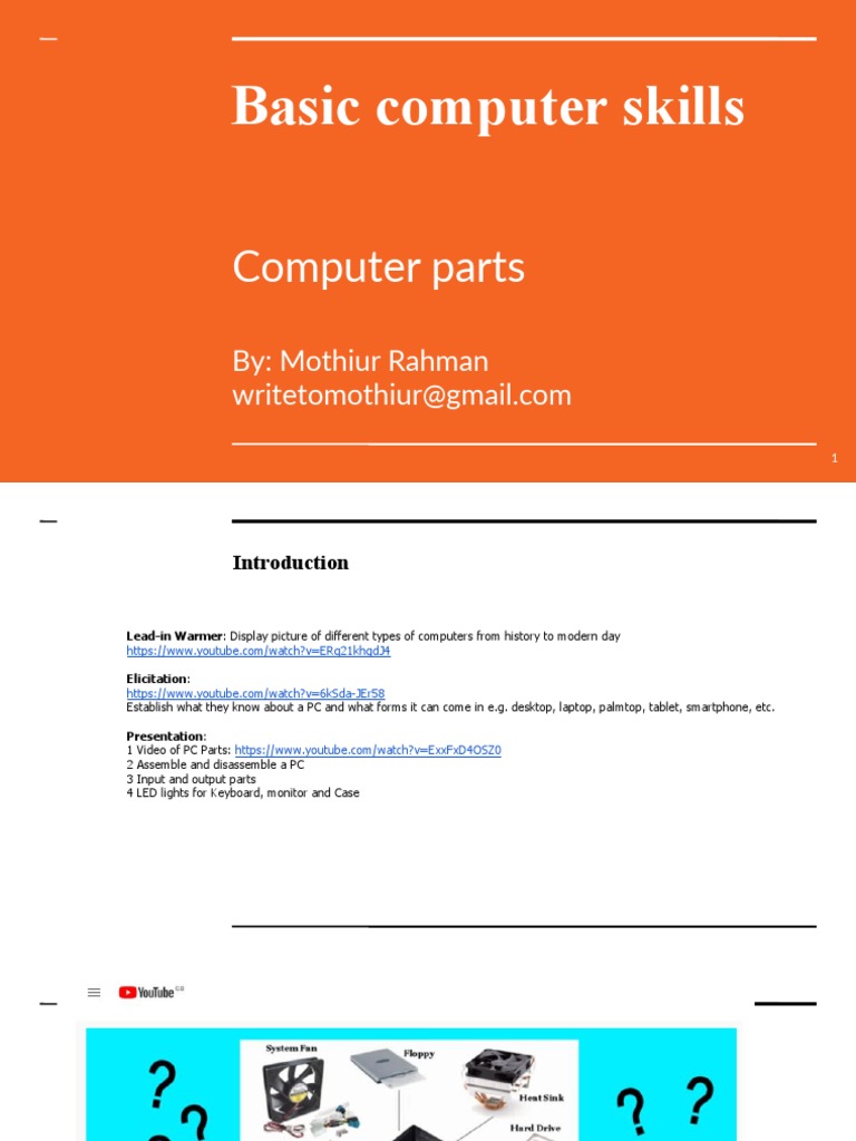 LP02.1 - Computer Parts | PDF | Personal Computers | Usb