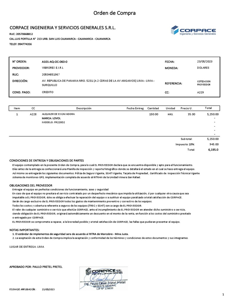 A101 Aq Oc 060 Vibrorex | PDF | Economias