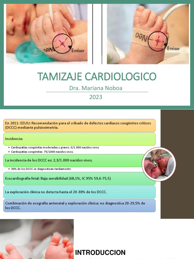 TAMIZAJE CARDIOLOGICO Completo | PDF | Defecto cardiaco congenito ...