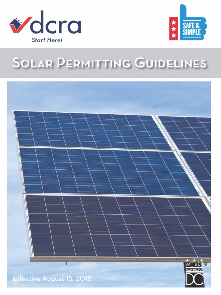 Solar Permitting Guidelines | PDF | Solar Power | Photovoltaic System