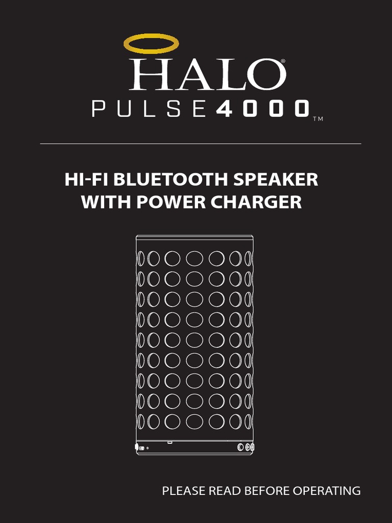 Halo Pulse 4000 Oi Rev 12 | PDF | Usb | Battery Charger
