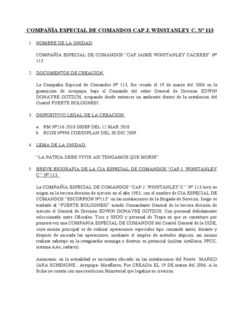 Reseña DE LA CEC 2021 | PDF | Fuerzas especiales | Conflictos