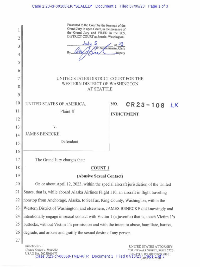 USA V James Benecke | PDF