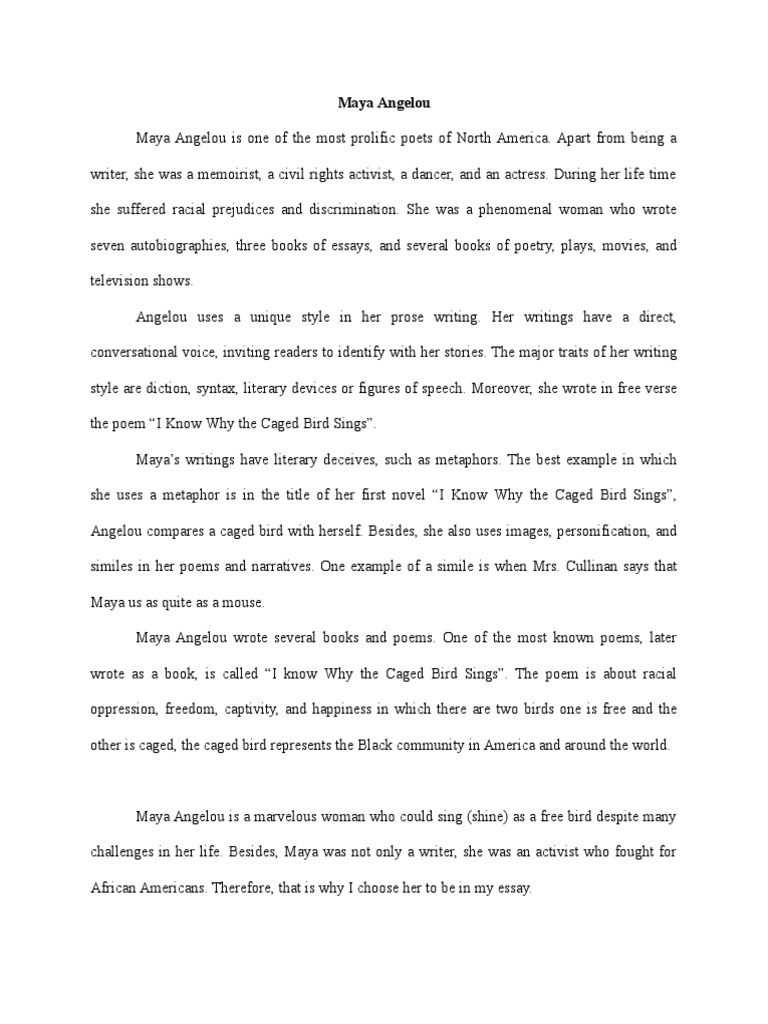 Maya Angelou | PDF