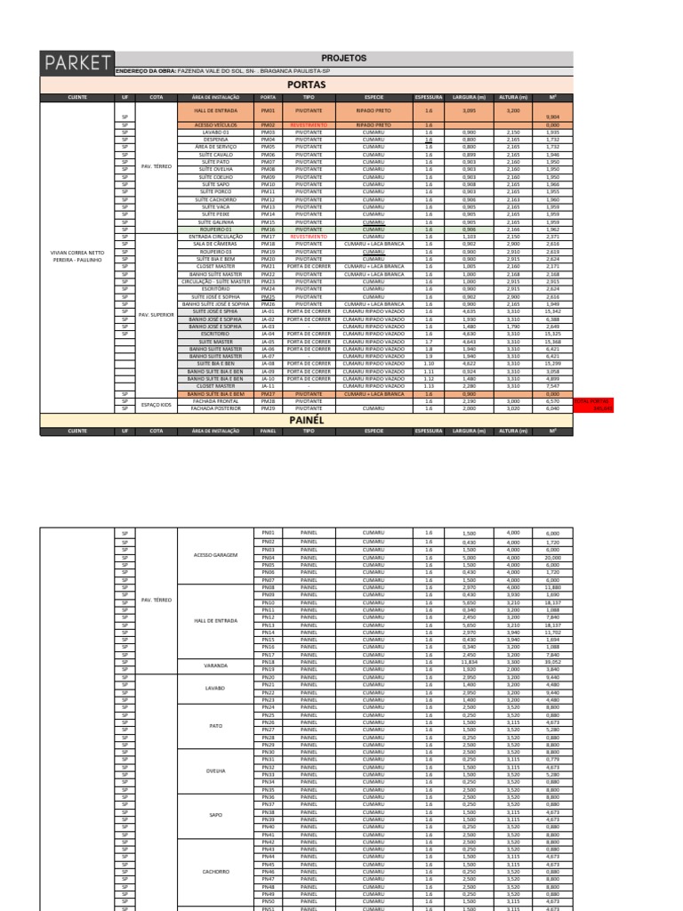 Paulinho e Vivian Planilha Rev03 | PDF