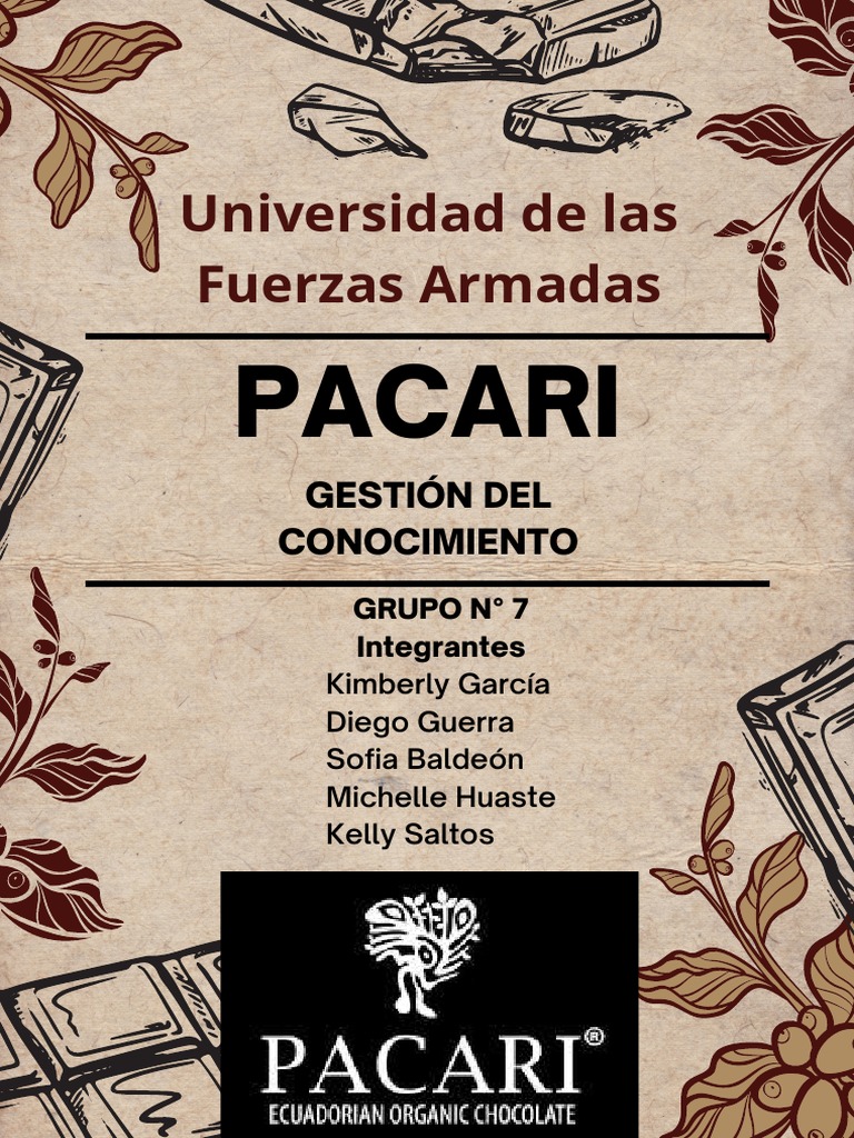 Gestión del Conocimiento en Pacari | PDF | Conocimiento administrativo ...