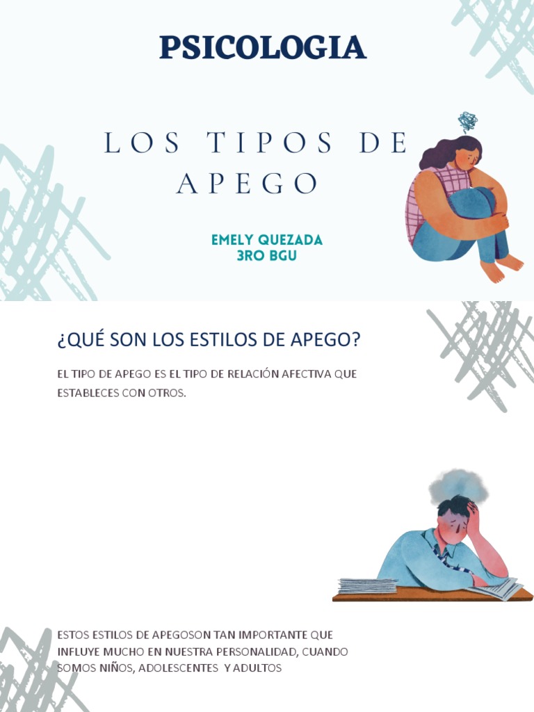 los tipos de apego | PDF