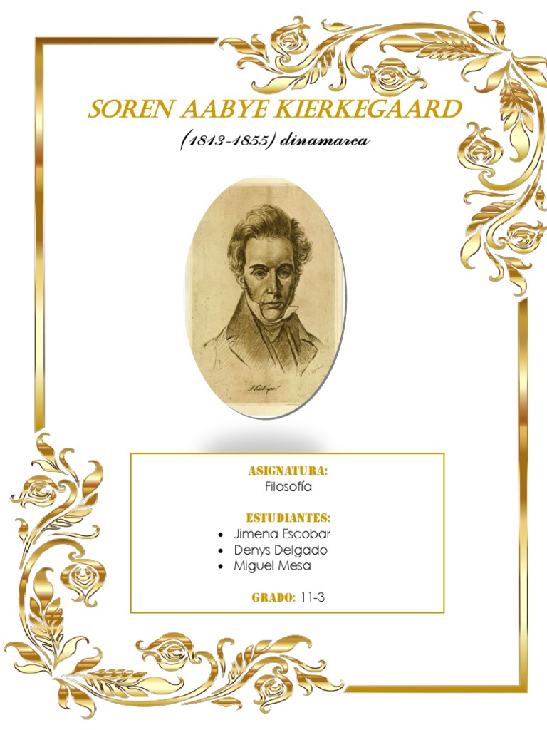 Soren Aabye Kierkegaard Pdf Søren Kierkegaard