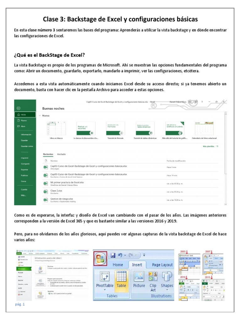 Clase 3 - Curso de Excel Nivel Basico | PDF | Microsoft Excel | Microsoft Office