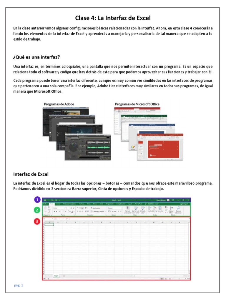 Clase 4 - Curso de Excel Nivel Basico-1 | PDF | Microsoft Excel | Hoja de cálculo