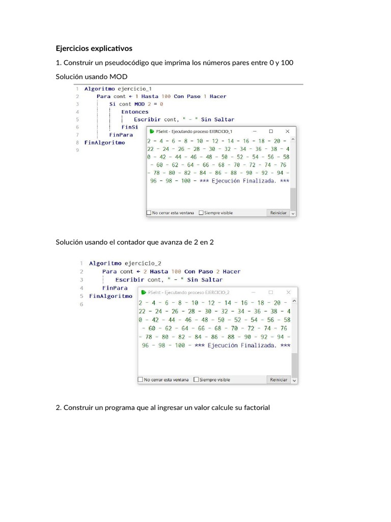 Ejercicios Semana 12 | PDF