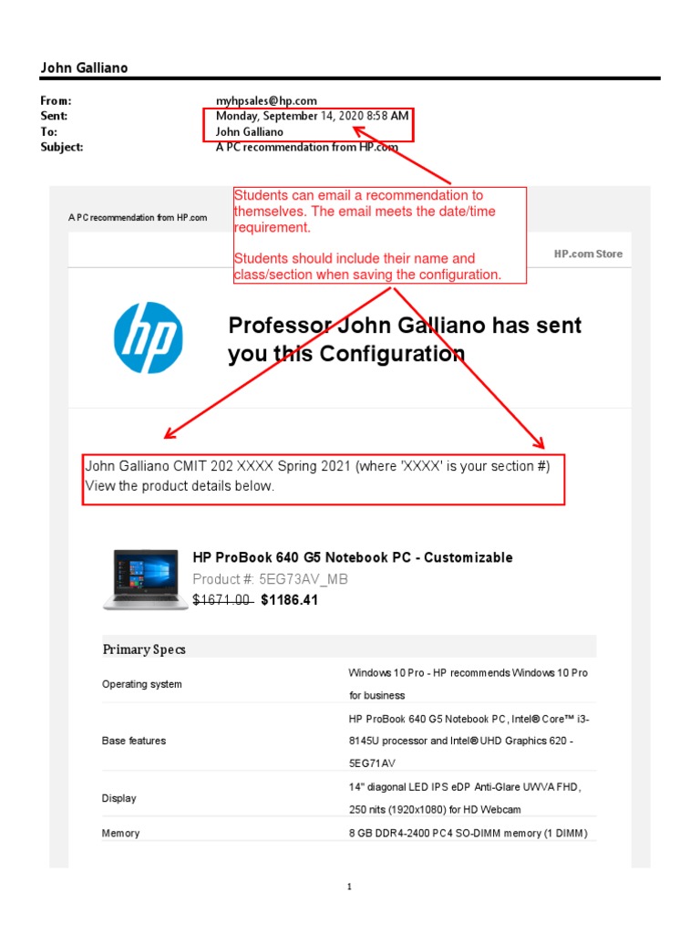 Cmit202 Revision HP Configurator | PDF | Information And Communications ...