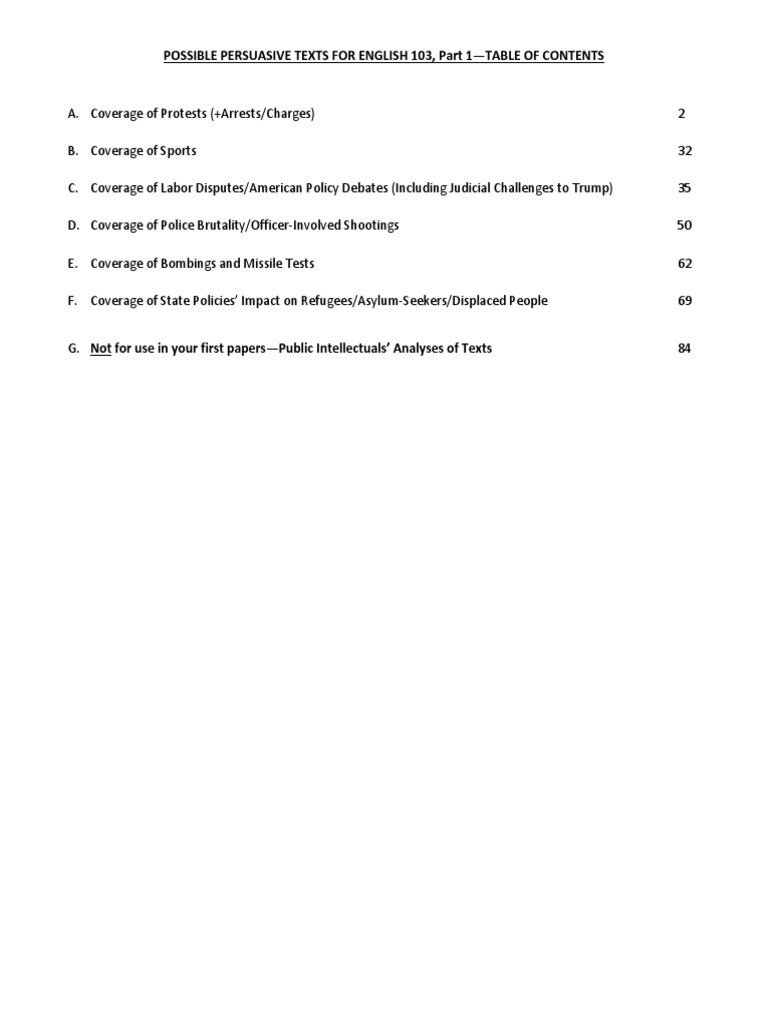 Eng 103 Texts PDF Part 1 Newspaper Articles Possible Persuasive Texts ... Eng 103 Texts PDF Part 1 Newspaper Articles Possible Persuasive Texts ...