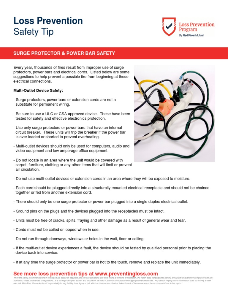 Surge Protector Power Bar Safety New Logo | PDF | Ac Power Plugs And ...