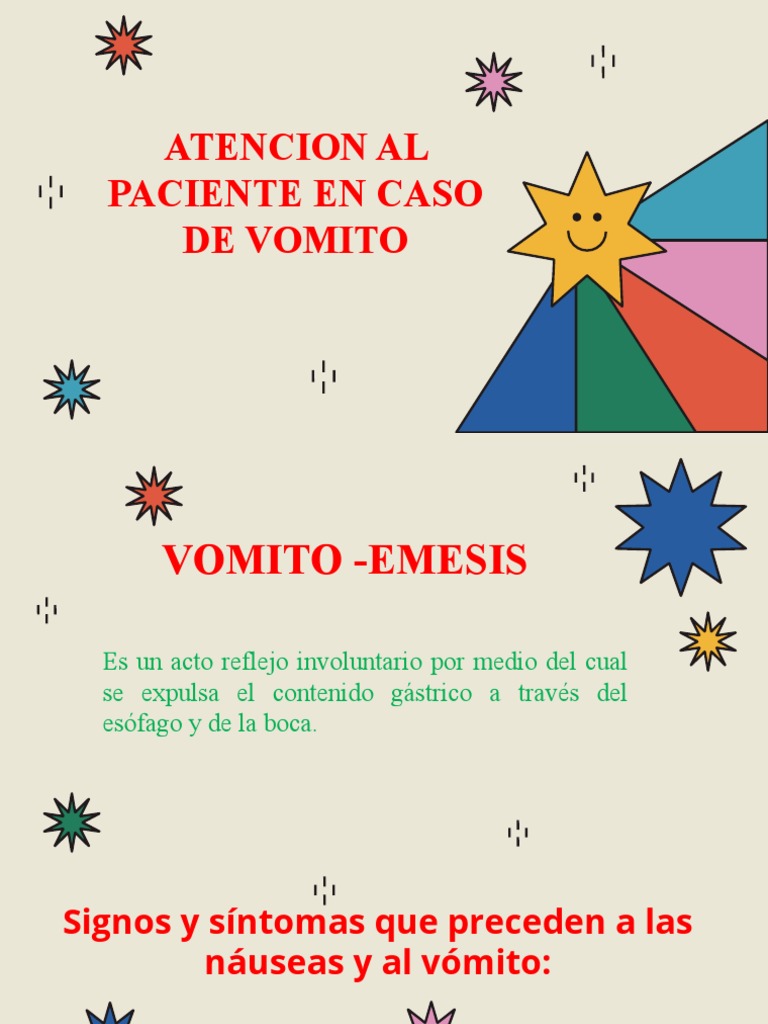 Vomito Emesis | PDF | Vómitos | Enfermedades y trastornos