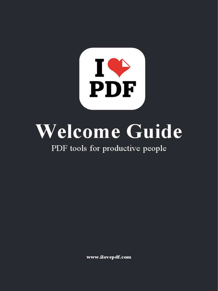 ILovePDF Welcome | PDF | Image Scanner | Microsoft Word