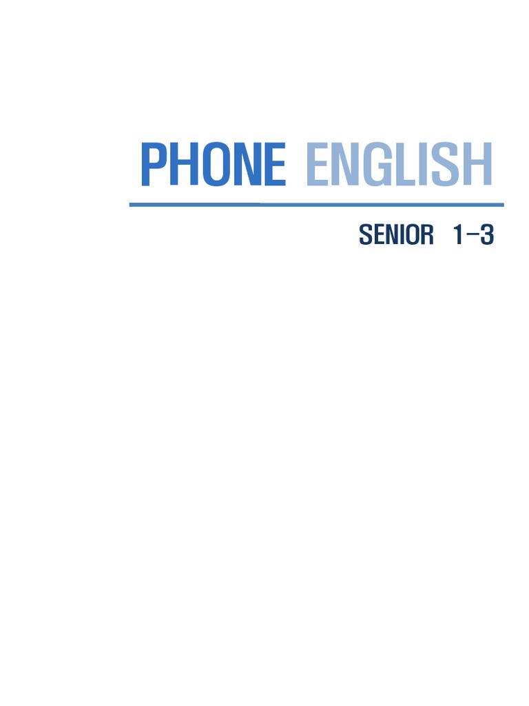 Senior1 3 | PDF