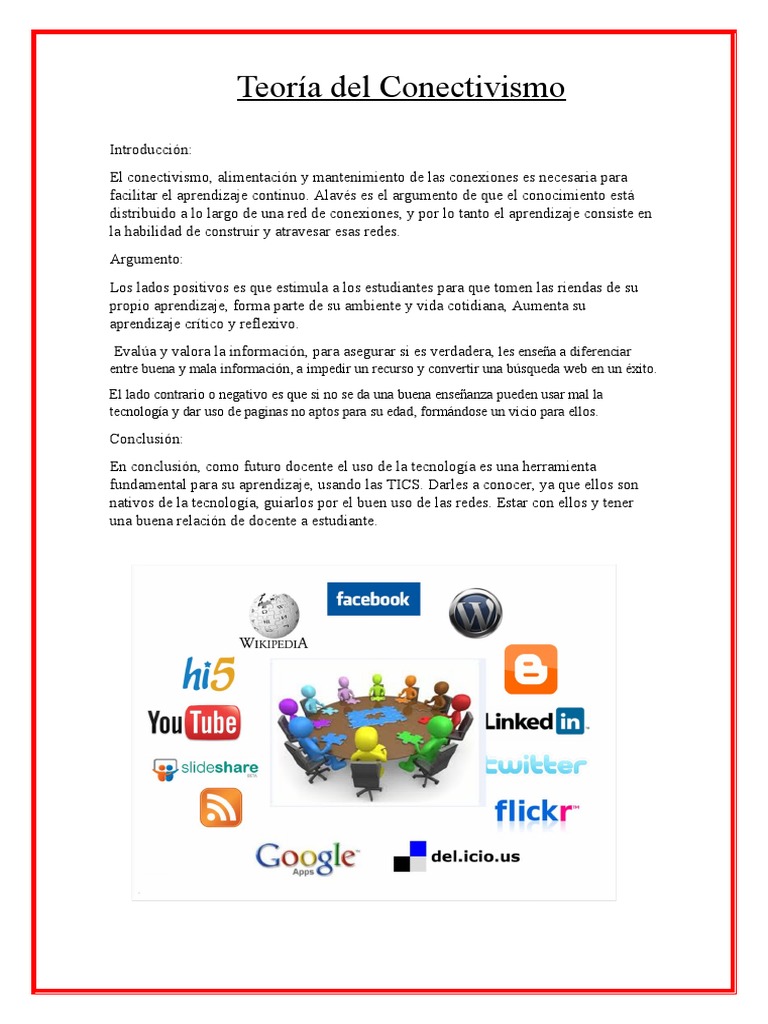 Texto Argumentativo Conectivismo | PDF