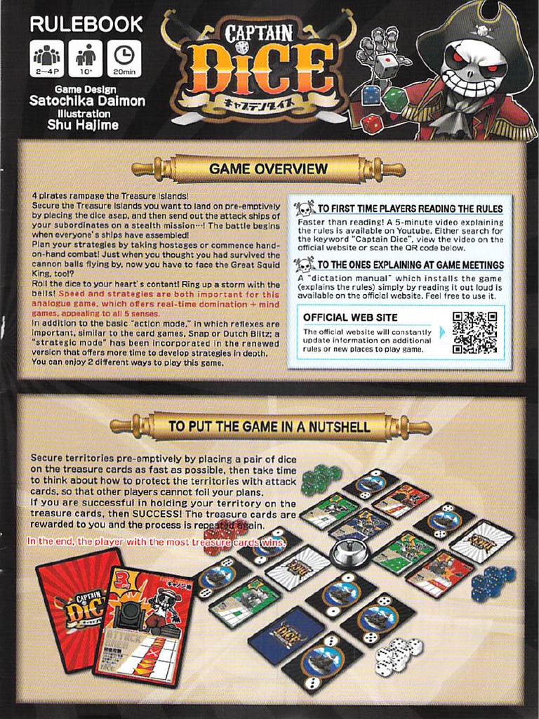 Captain Dice Rules | PDF