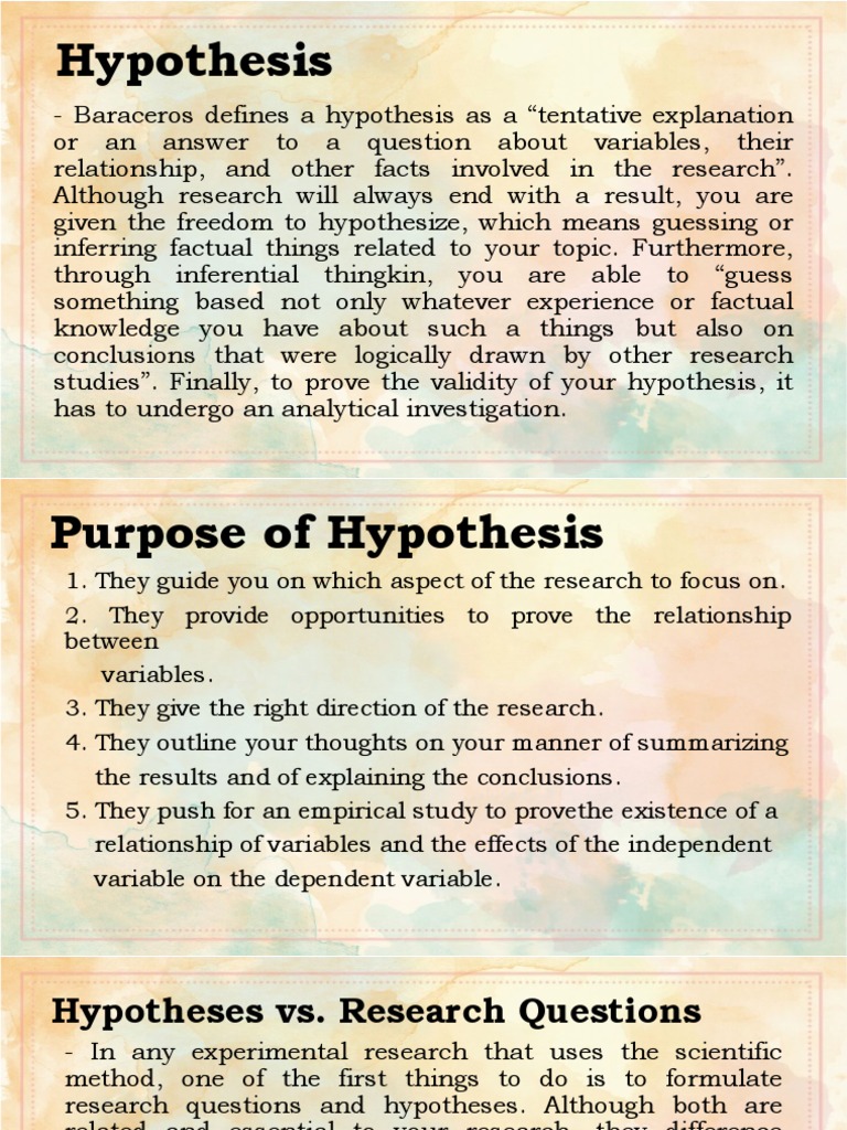 Research | PDF | Hypothesis | Knowledge