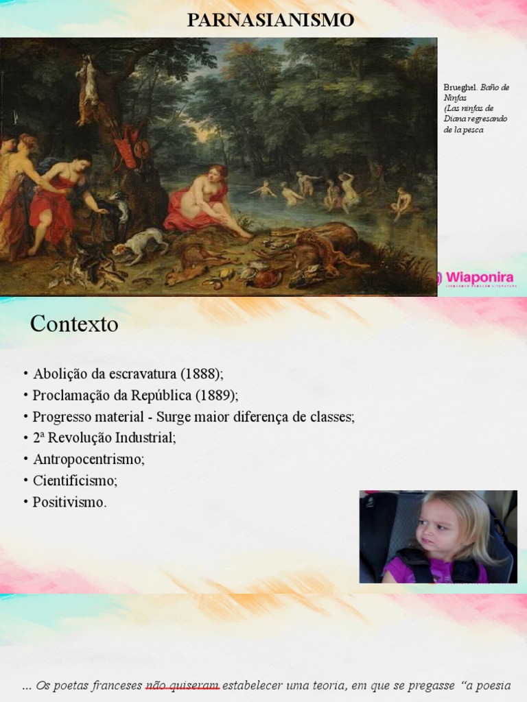 Características do Parnasianismo | PDF | Poesia | Realismo (artes)