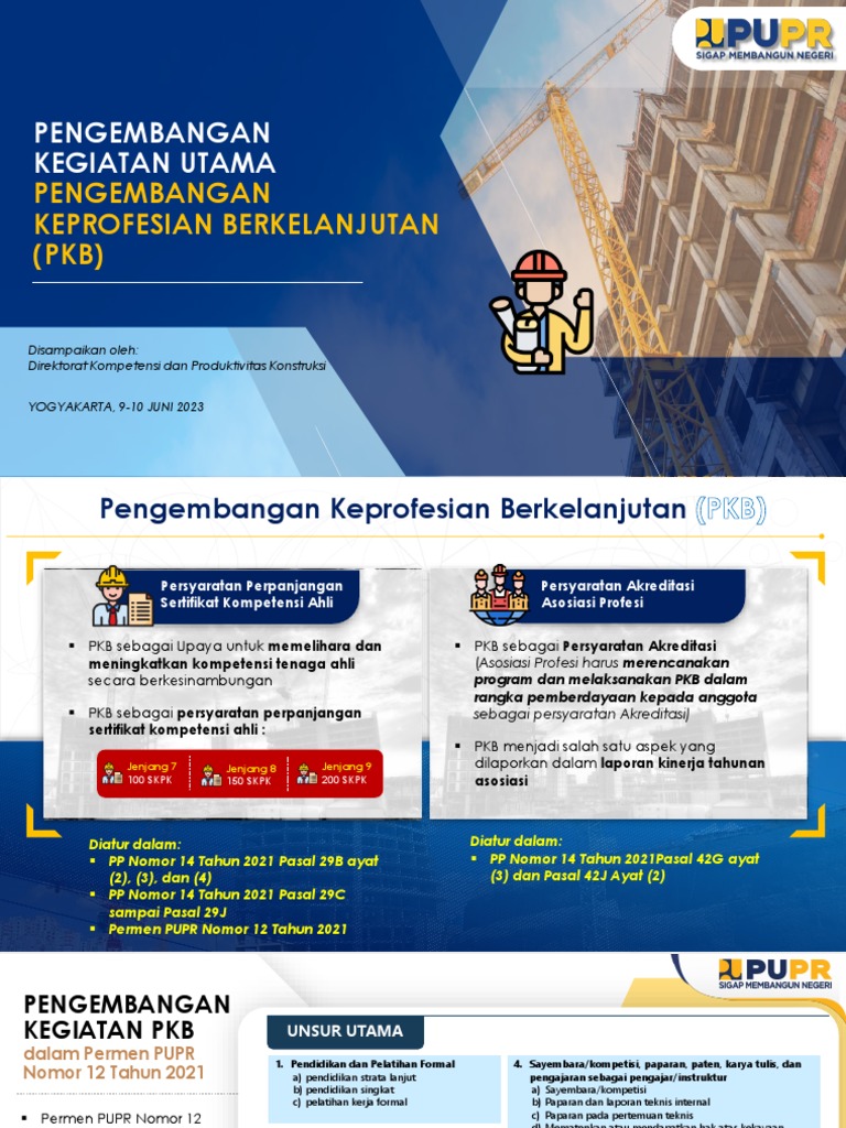 Pengembangan PKB untuk Ahli Konstruksi | PDF | Bisnis | Seni