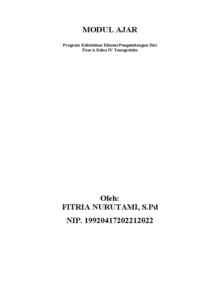 Modul Ajar Progsus | PDF