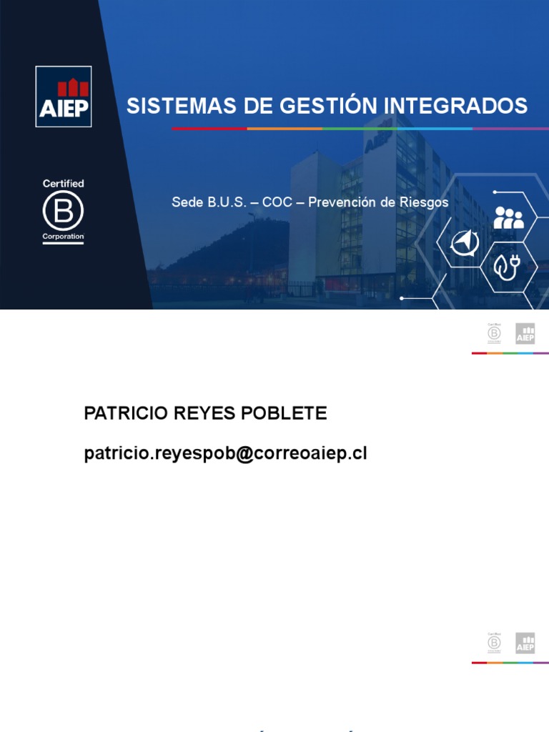 Sistemas de Gestion Integrados 2021-2 Parte 1 | PDF | Gestión de la ... Sistemas de Gestion Integrados 2021-2 Parte 1 | PDF | Gestión de la ...