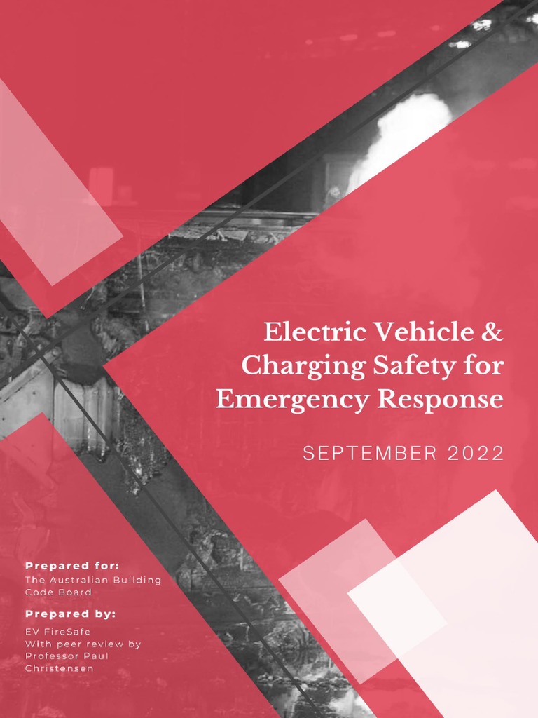 EV Safety Guidelines for Emergency Responders | PDF | Electric Vehicle ...